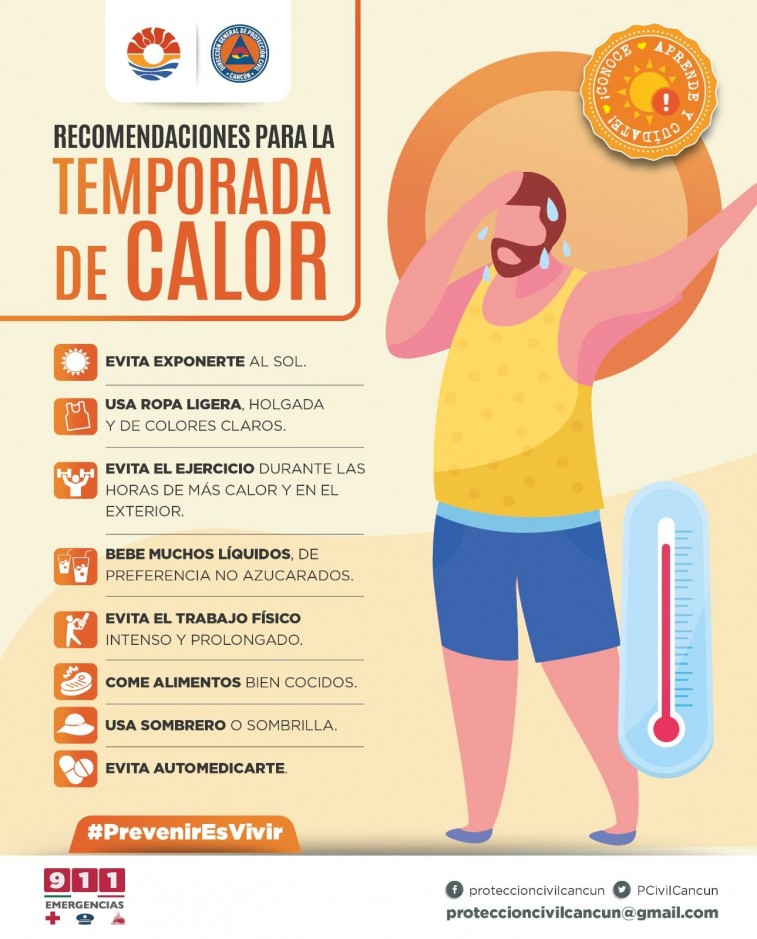 RECOMENDACIONES PARA LA TEMPORADA DE CALOR - BM Noticias